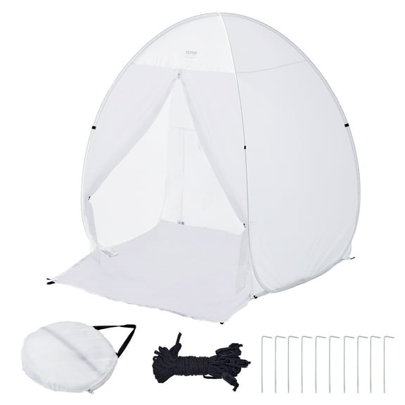 Spray Paint Shelter, 40 x 35 x 40 in Pop-Up Portable Spray Paint Tent ...