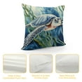 COMIO Coastal Turtle Throw Pillow Covers Nautical Beach Pillow Case Sea ...
