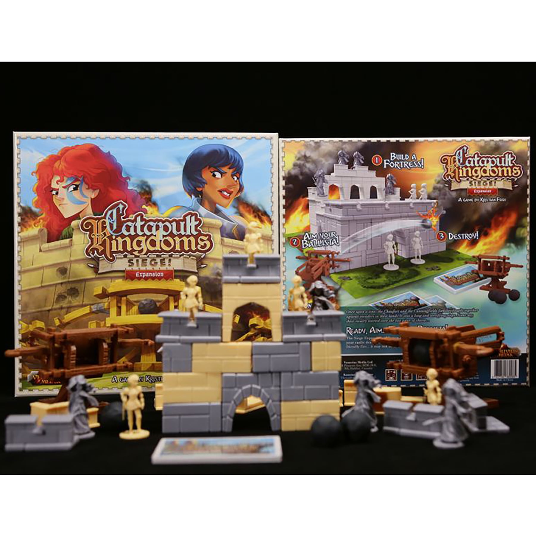 Catapult Feud: Siege Expansion - Strategic Dexterity Board Game🎵 ...