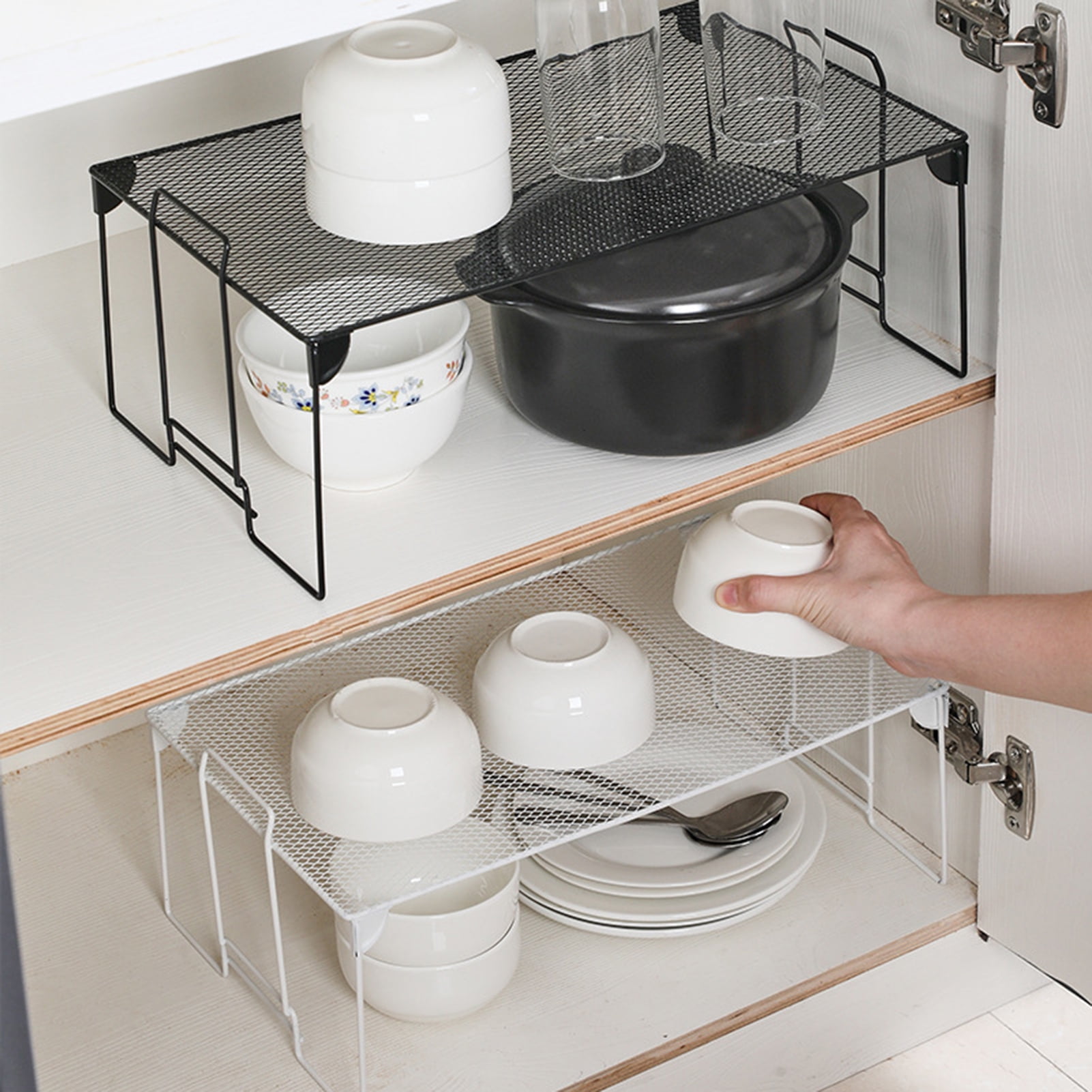 Waroomhouse Counter Shelf Foldable Strong Bearing Space Saving Stable ...