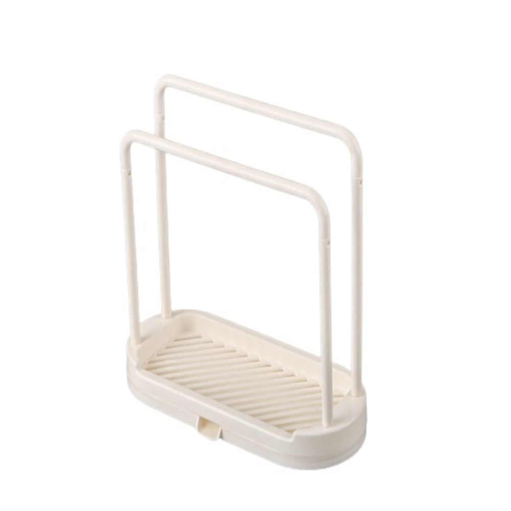 PEACNNG Kitchen Sink Racks Double Dishcloth Sponge Stand Hangers Drain ...