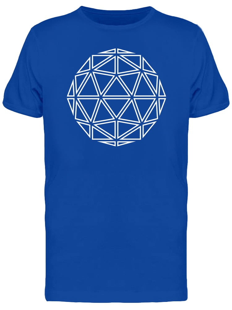 Geometric Sphere Artwork T-Shirt Men -Image by Shutterstock, Male x ...