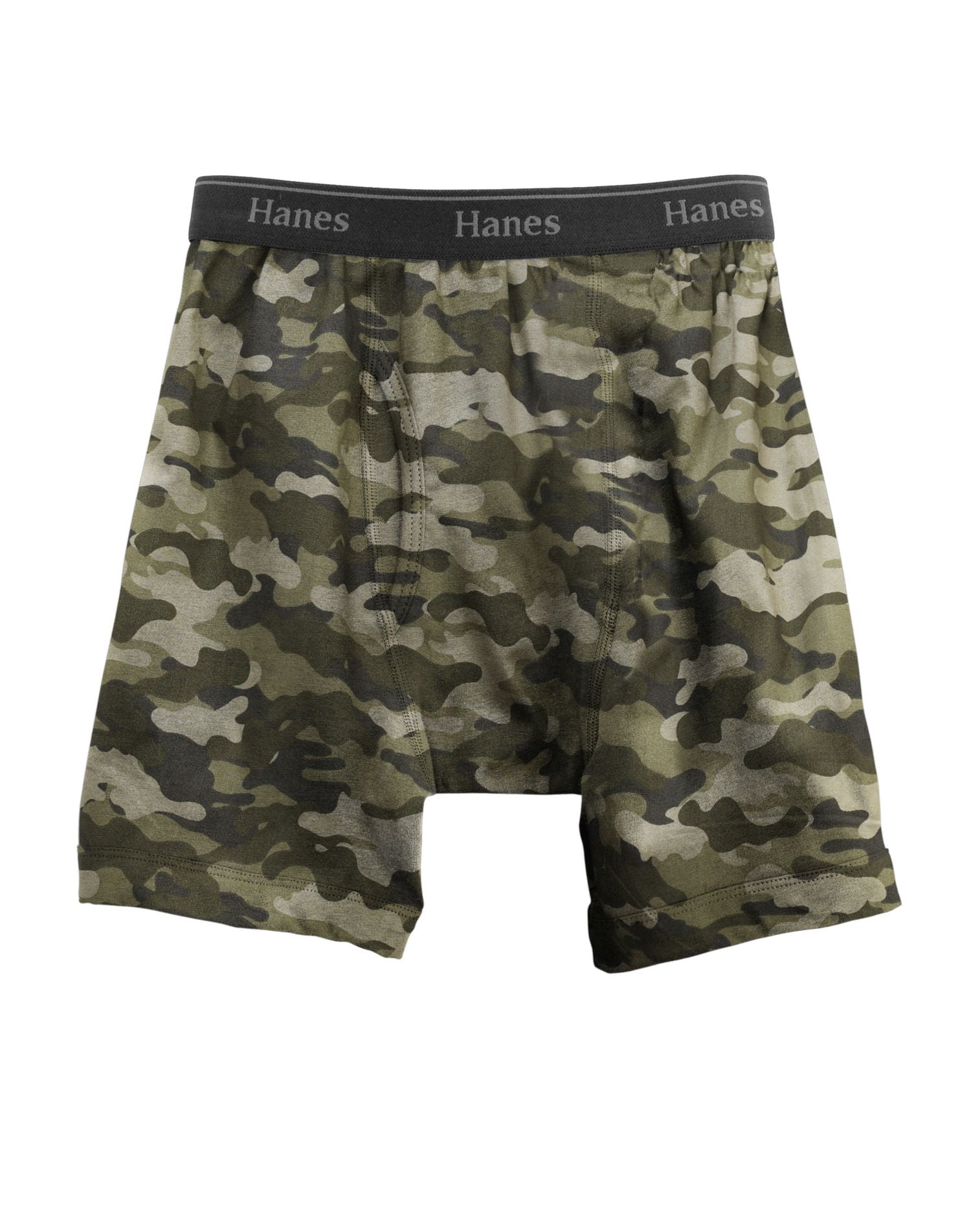 Hanes Classics Boys` Print Boxer Briefs with Comfort Flex Waistband, XL ...