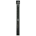 JAM Paper Stainless Steel Ruler, 12 Inch, Metal Ruler with Non-Skid ...