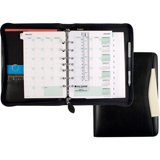 Day-Timer Bonded Leather Zip Planner Starter Set, Black, 1 Each ...