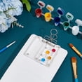 1Set Acrylic Magnetic Flip Top Paintbox Multifunction Palettes Painting ...