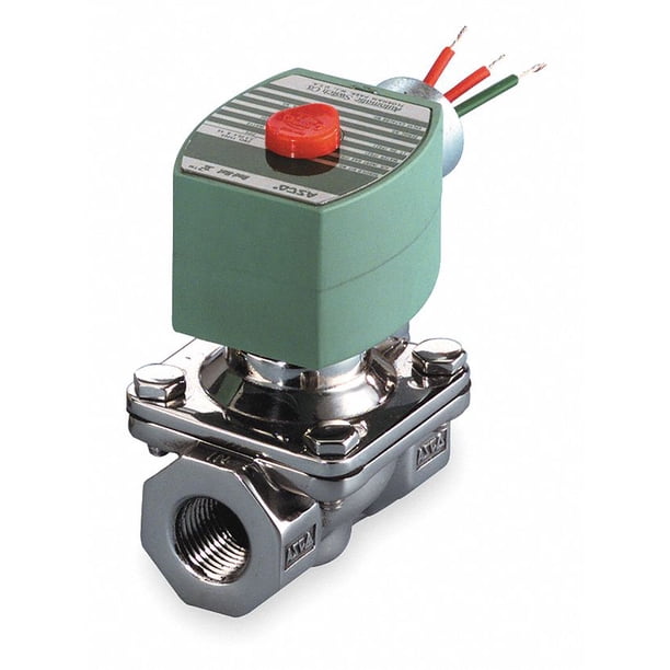 Asco Solenoid Valve,SS,NC,Air, Inert Gas 8210G088 - Walmart.com