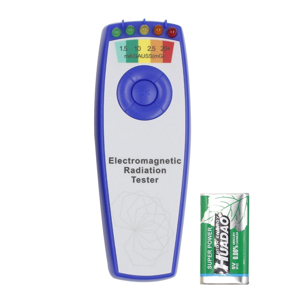 EMF Gauss Meter Ghost Hunting Detector Portable EMF Magnetic Field ...