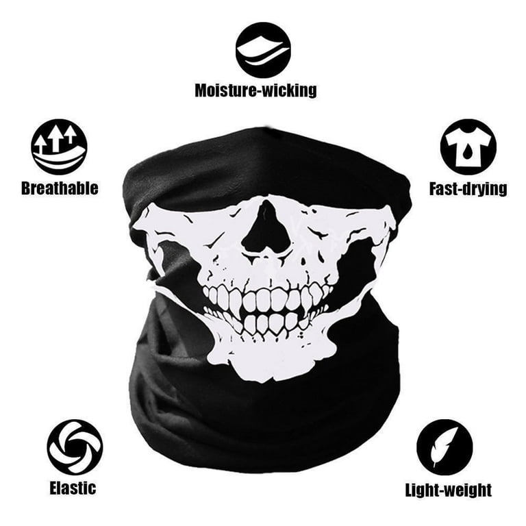 Motorcycle Skull Half Mask