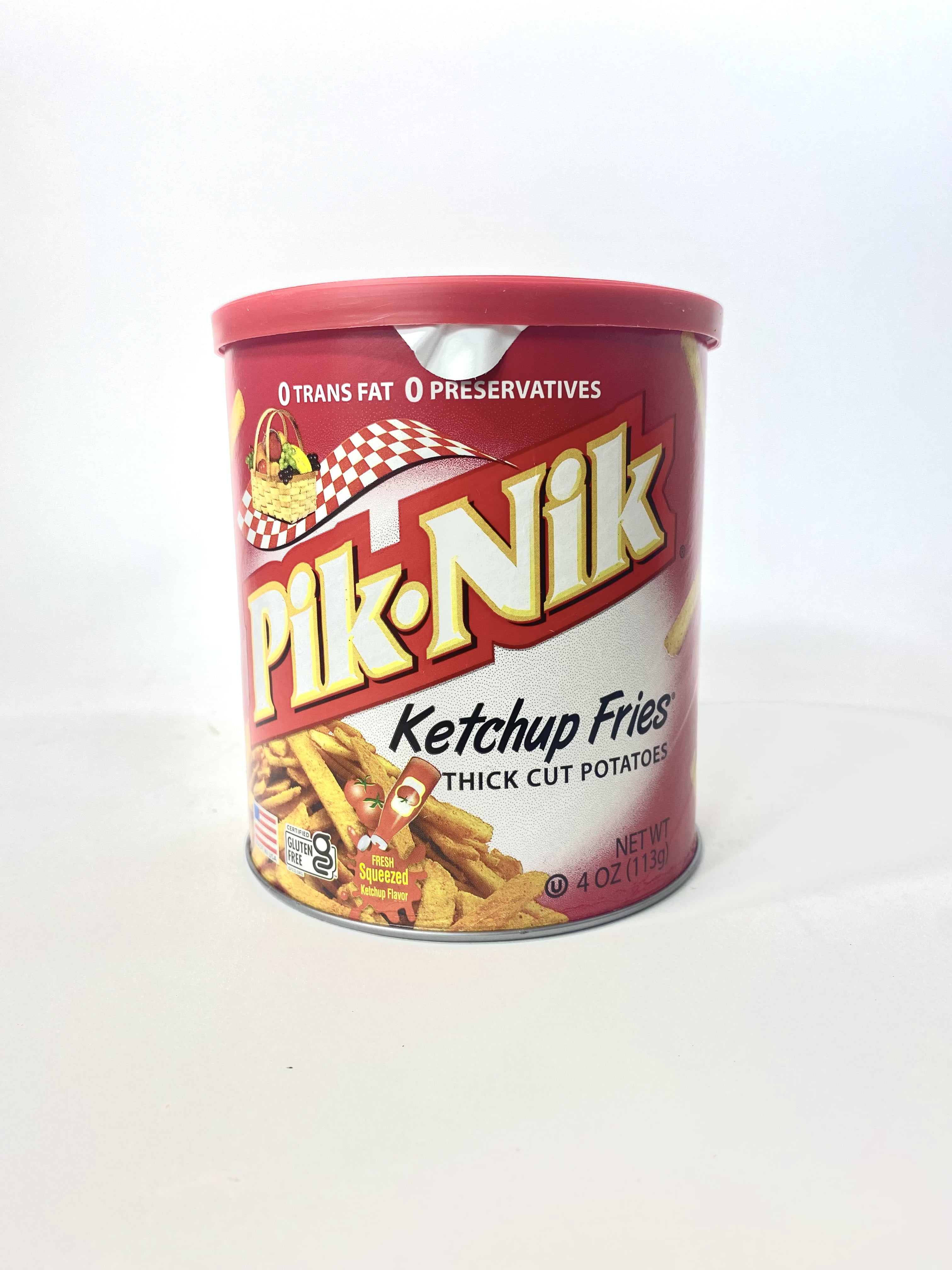 Pik-Nik Ketchup Fries (Thick-Cut Potatoes) 4 oz per pack (2-PACK ...