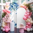 Blue Floral Arch Backdrop Cover 6 FT Watercolor Spring Gradient Falling ...