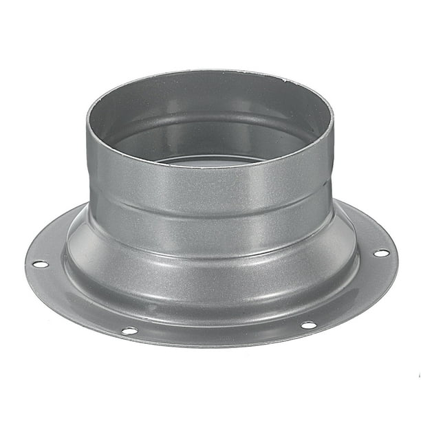 Uxcell 3 Inch Duct Connector Flange Metal Fitting Straight Pipes Flange ...