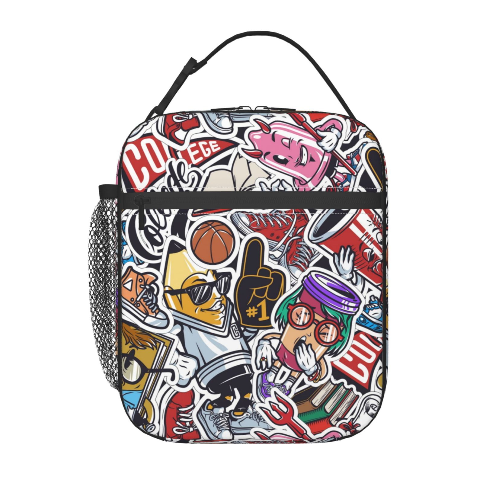 ZNDUO Lunch Bag, Large Durable Insulated Reusable, Office Work, School ...