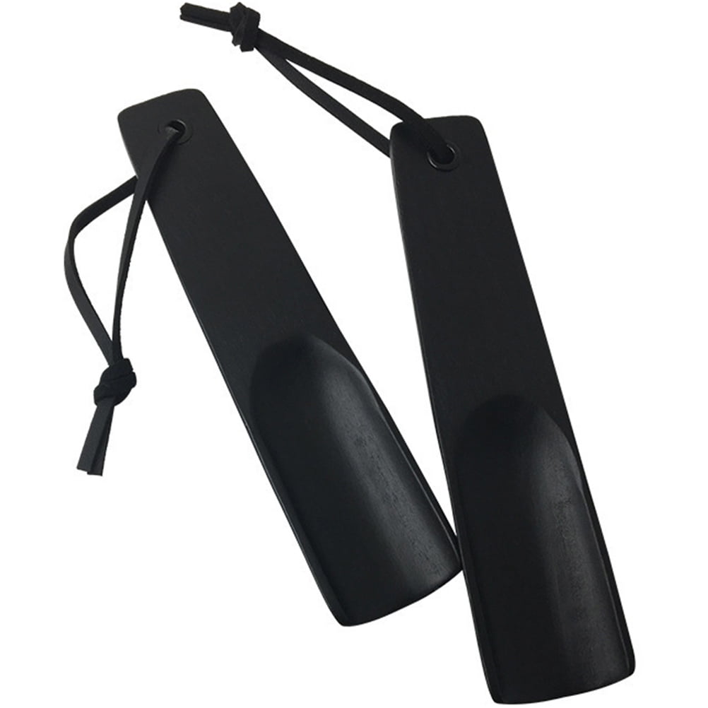 Click here for Alvinma Portable Wood Shoe Horn For Home Black Eas... prices