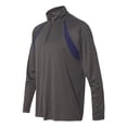 Alo Sport-Mens Quarter-Zip Lightweight Pullover with Insets-M3026 ...