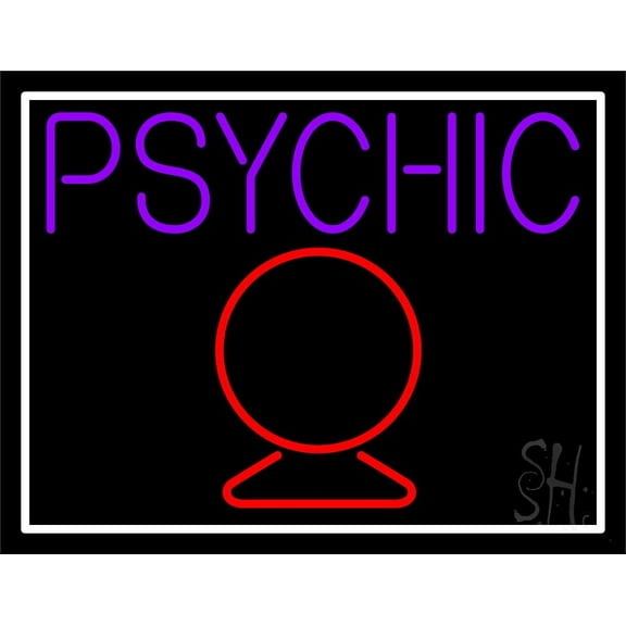 Red Tarot Card Crystal Readings LED Neon Sign 13" Tall x 24" Wide ...