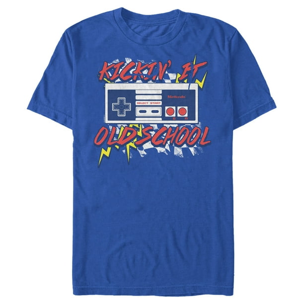 Nintendo Nintendo Mens Nes Controller Kickin It Old School T Shirt