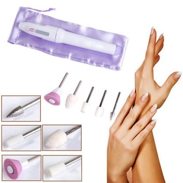 Nail File Care System- Electric Buffer Machine Kit for Smooth Shiny ...