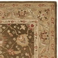 SAFAVIEH Anatolia Venice Traditional Wool Area Rug, Brown/Green, 6' x 9 ...