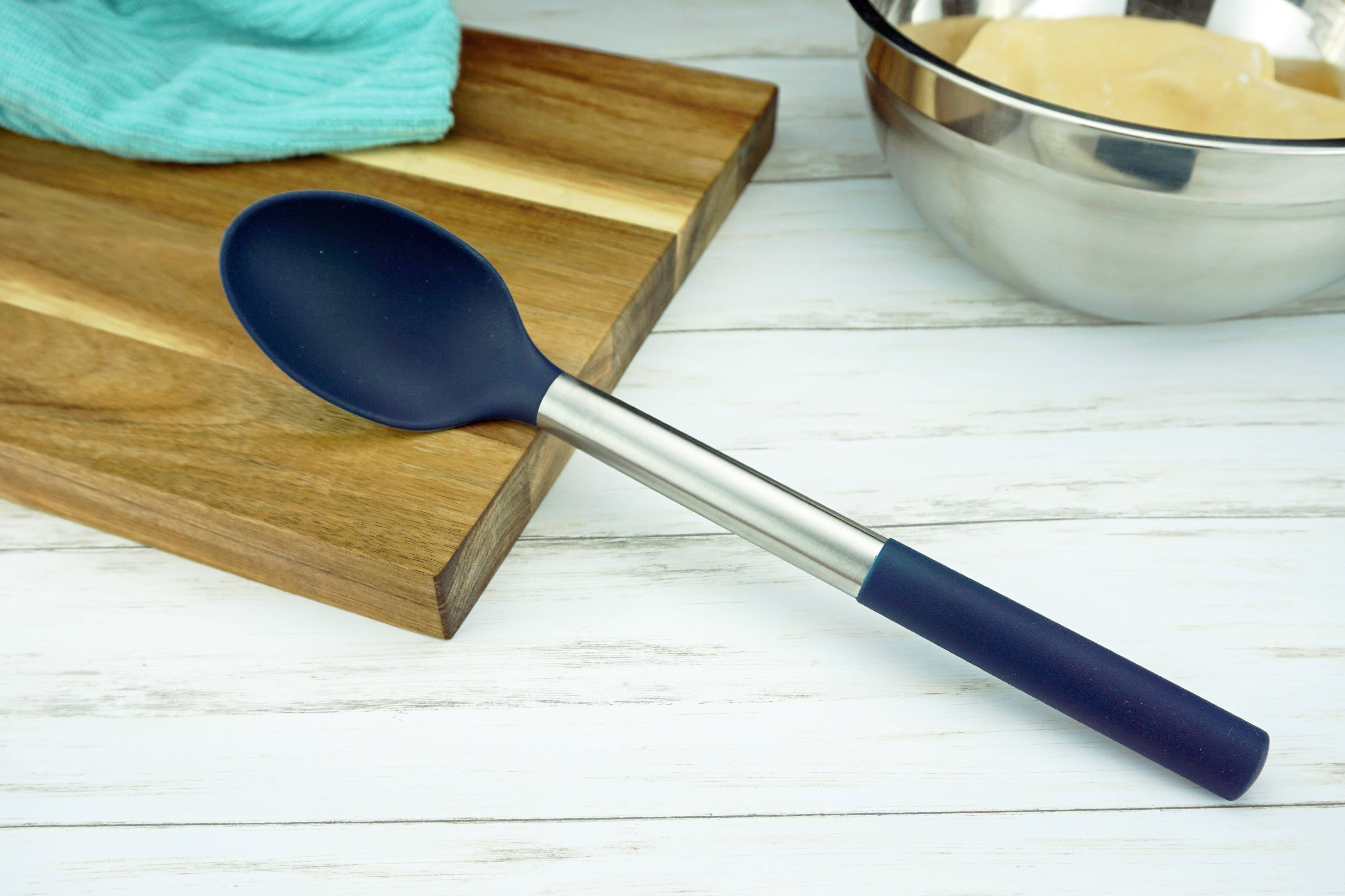 Mainstays Silicone Navy Solid Spoon - Walmart.com