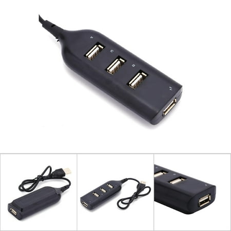 USB Combination Hub, 480mbits Full Speed Plug & Play Wired Portable 4 ...