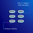 Schick Hydro Silk 5 Sensitive Care Women's Razor Blade Refills, 6 Ct ...