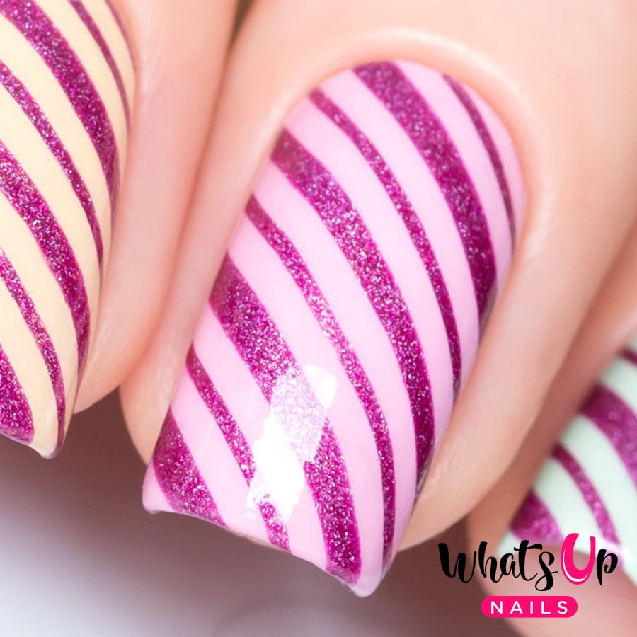 Whats Up Nails - Wrapping Paper Vinyl Stencils Nail Art Design ...