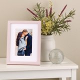 Simply Essentials™ 4" x 6" Pink Linear Frame with Mat by Studio Décor ...