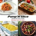 Pump'n'Slice - Vertical Mandoline, Food Chopper, Slicer - Precision ...