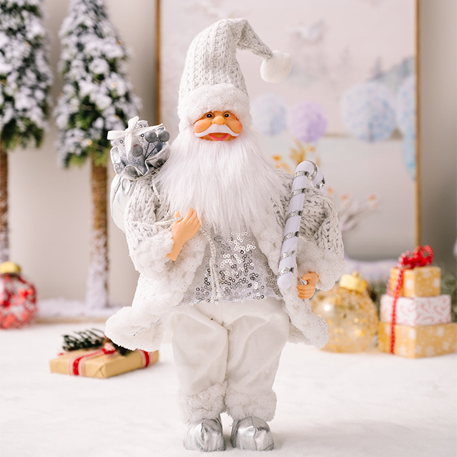 Ayyufe Christmas LED Doll Ornament Festival Supplies Luminescent ...