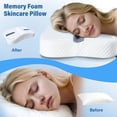 Anti-Snoring Pillow for Side Sleepers, Stop Snore Aid with Memory Foam ...