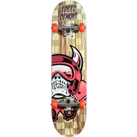 Speed Demon 29 Series Complete Skateboard, 31" x 7.75" - Walmart.com