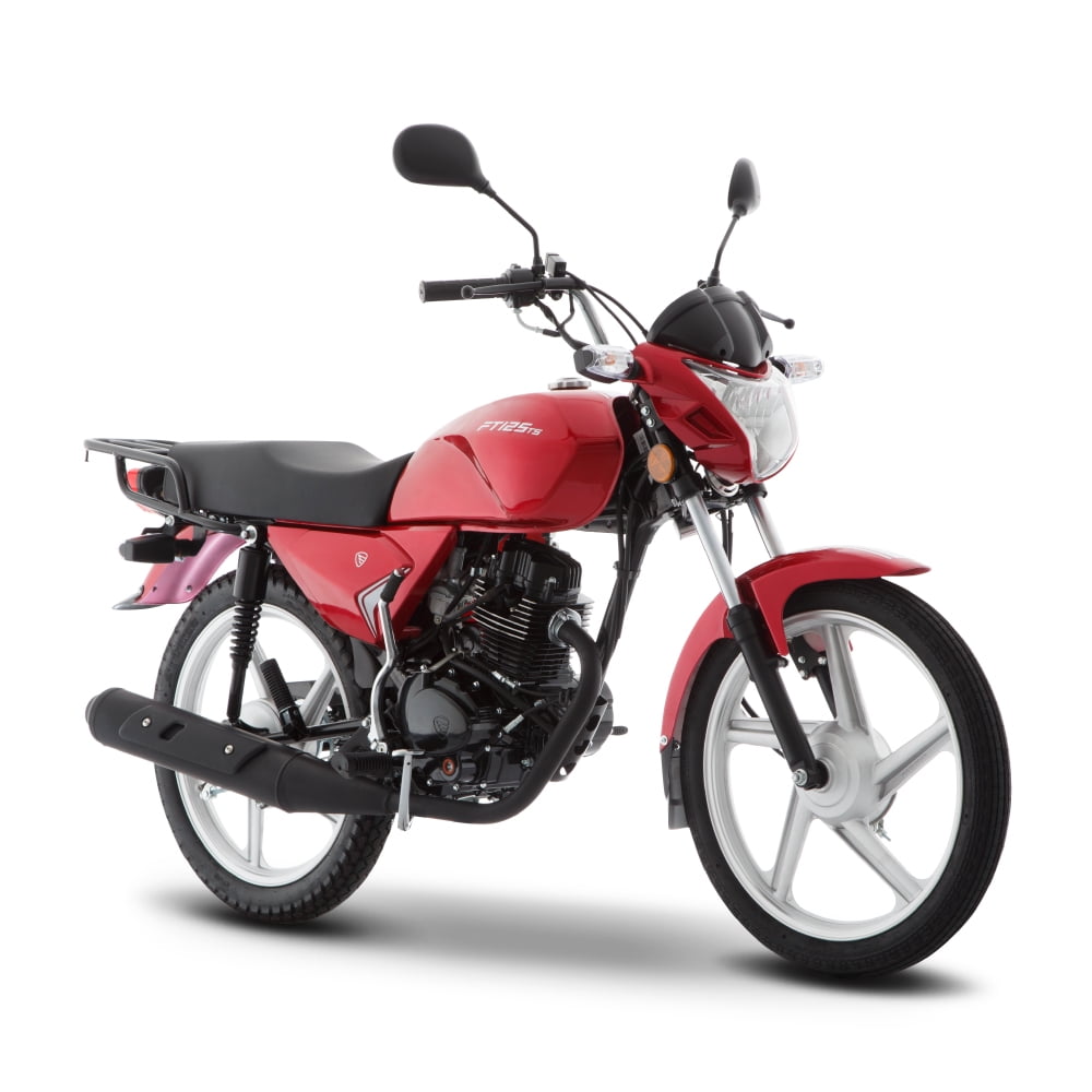 Motocicleta De Trabajo ITALIKA FT125 TS Rojo Negro ITALIKA Trabajo | Bodega Aurrera en línea