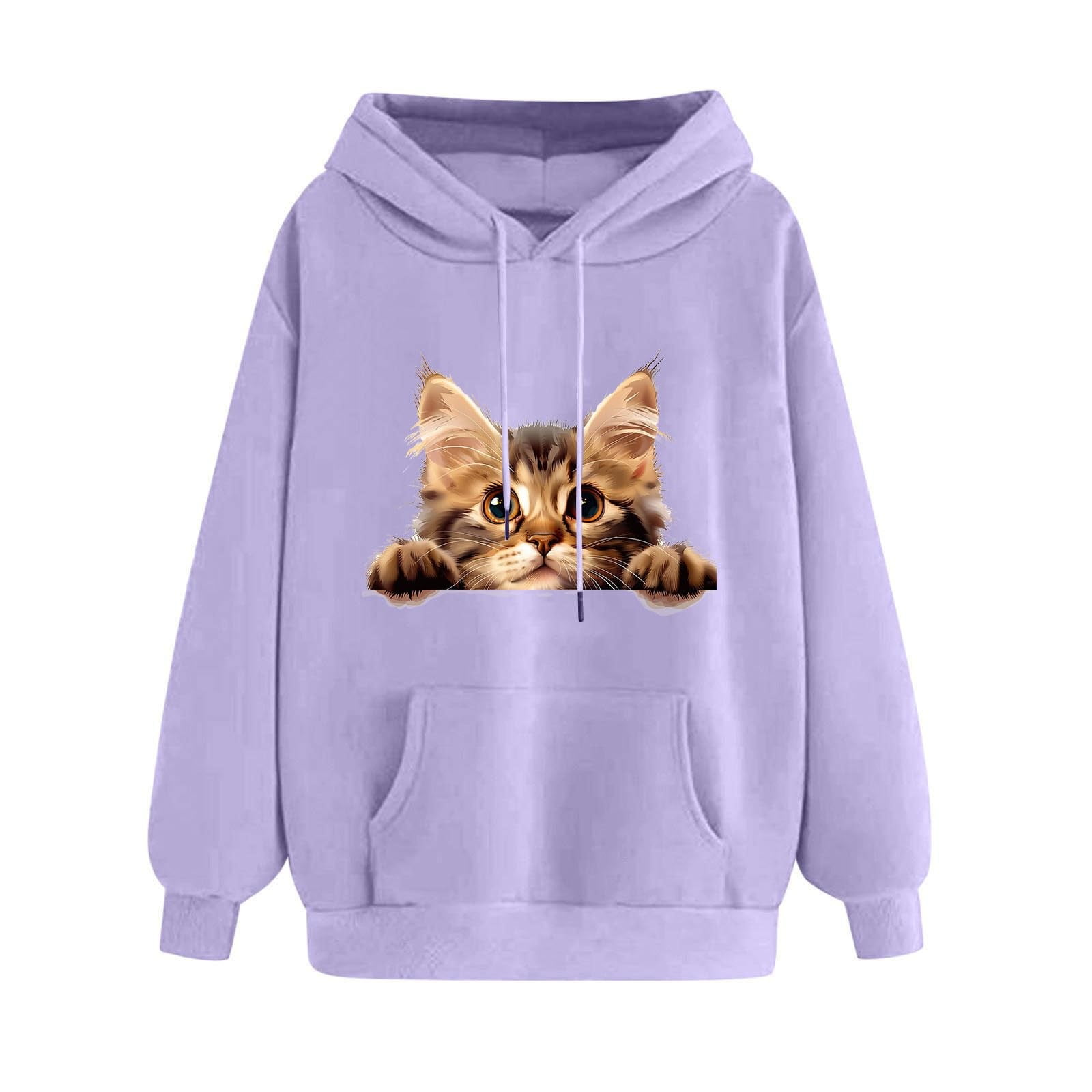 Click here for Daznico Womens And Cute Cat Graphics Hoodie Pullov... prices