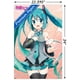 Hatsune Miku - Music Note Wall Poster with Pushpins, 22.375" x 34 ...