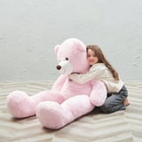 Free Shipping! MorisMos Giant Teddy Bear 4ft 47 Inch Pink Plush Soft Stuffed Animal for Kids ...