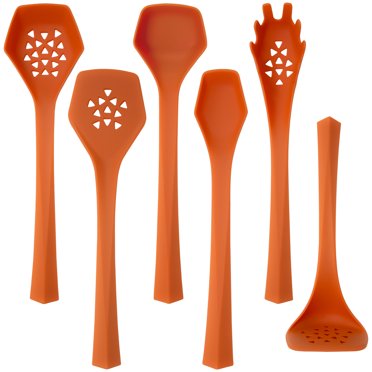 Chef Craft Premium Silicone Kitchen Tool and Utensil Set, 5 Piece Set ...