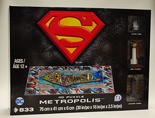 Superman Metropolis 4D Puzzle 4D Cityscape [833 Pieces] | Walmart Canada