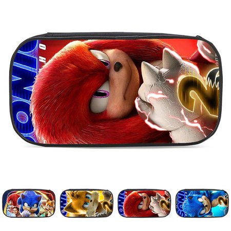 Sonic The Hedgehog Pencil Case Student Learning Pencil Box Zipper ...