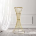 Efavormart 24" Tall Gold Metal Wire Trumpet Shaped Flower Centerpiece ...