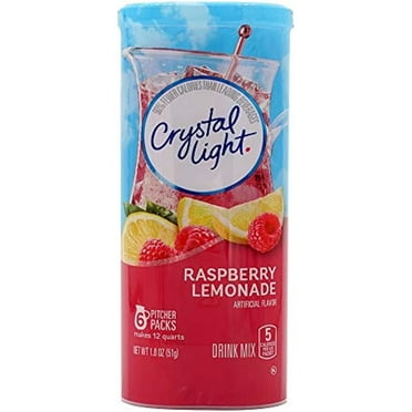 Crystal Light Raspberry Lemonade, Artificially Flavored Powdered Drink ...