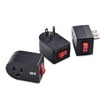 Cable Matters Single Outlet Adapter with Switch, 3 Pack, Safety ...