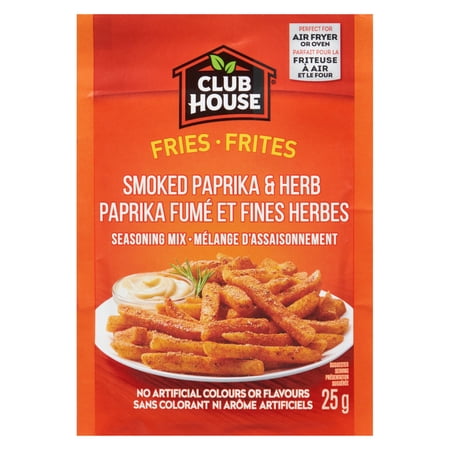 Club House Fries Seasoning Mix, Smoked Paprika & Herb - Walmart.ca