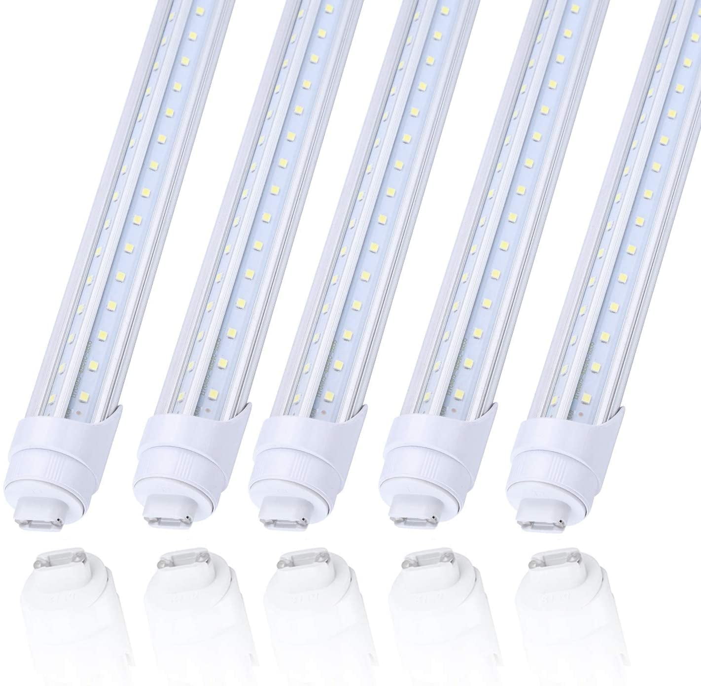R17d 8ft 65W T8 V Shape LED Light Tube, Dual-End Power, Fluorescent ...