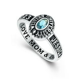 Mementos PJM Custom Class Rings for Women High School or College ...