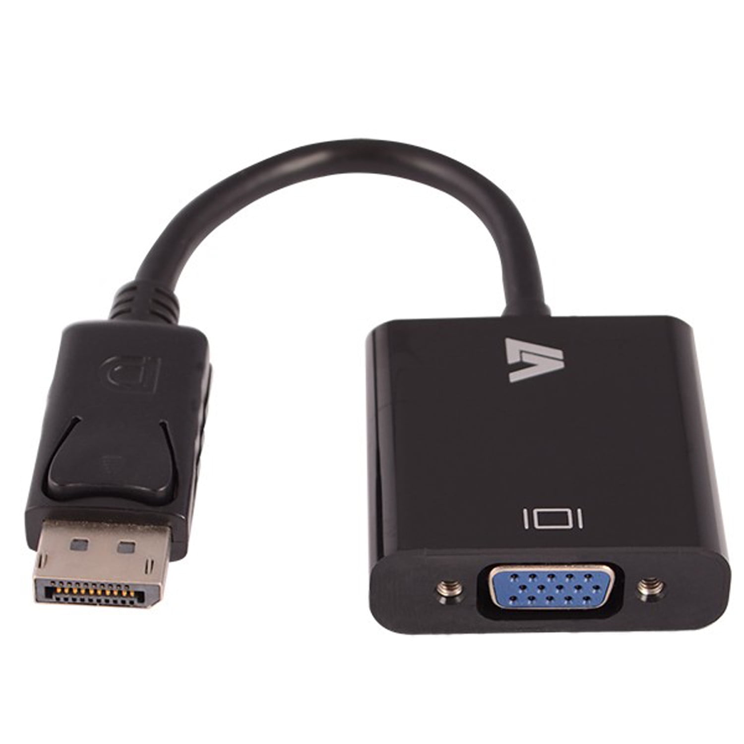 V7 Video Adapter DisplayPort Male to VGA Female, Black - Walmart.com