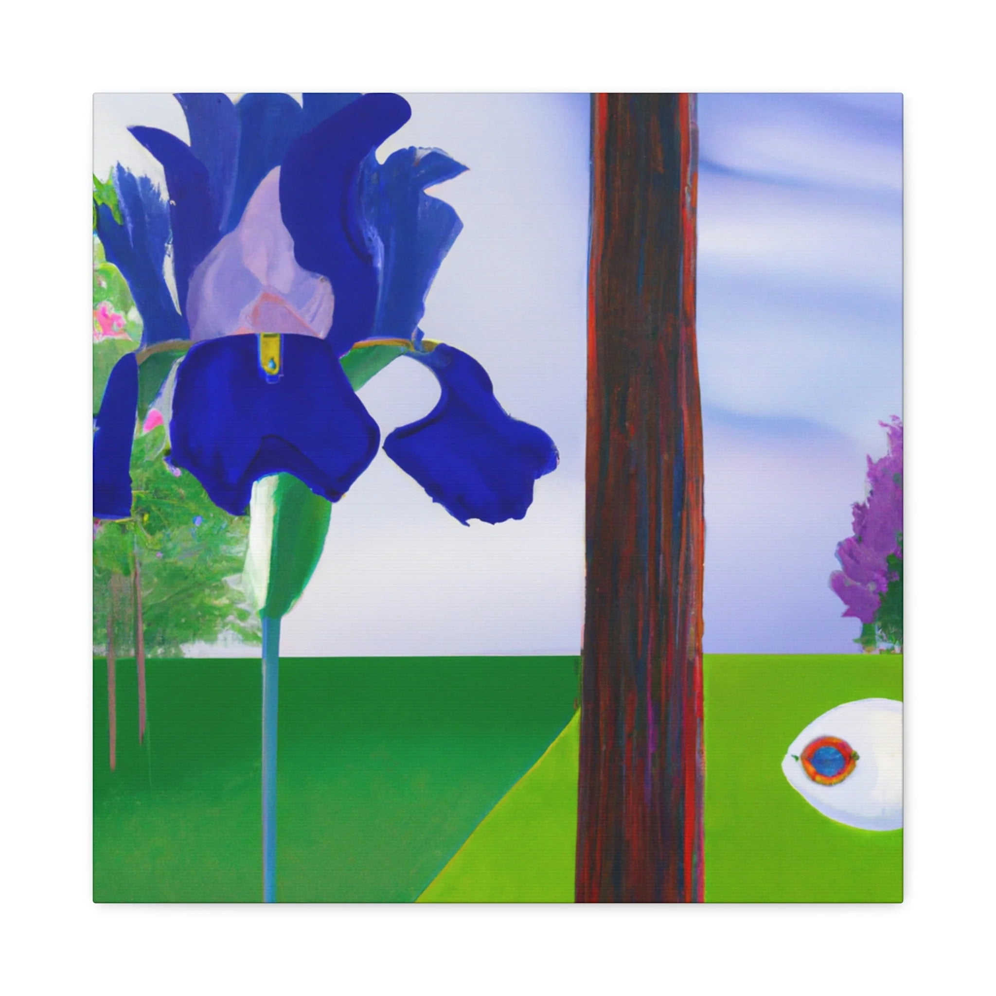 Iris in Abstraction - Canvas - Walmart.com