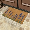 Rubber-Cal Purple English Lavender Flower Doormat, 18 x 3 - Walmart.com