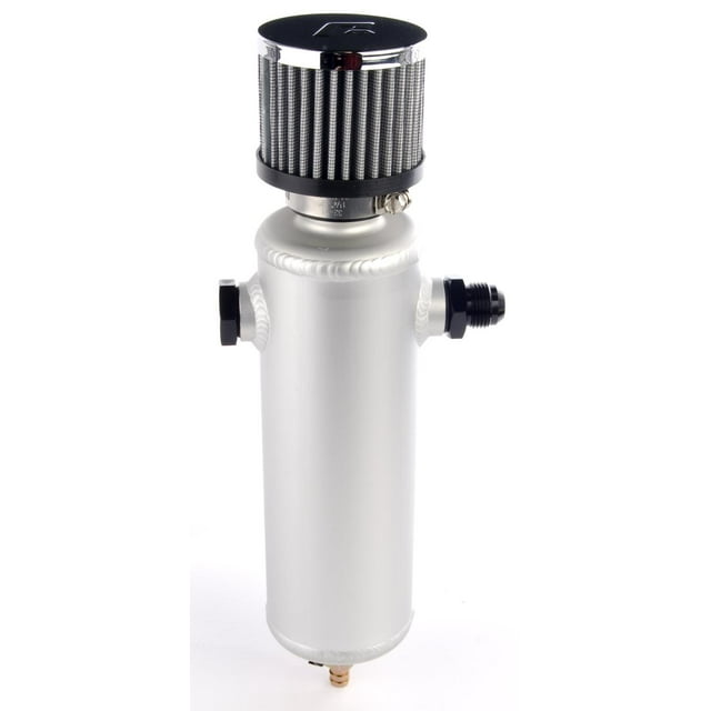 JEGS 52200 Remote Oil Breather Tank 13 H x 3 Dia. (overall) 21oz ...