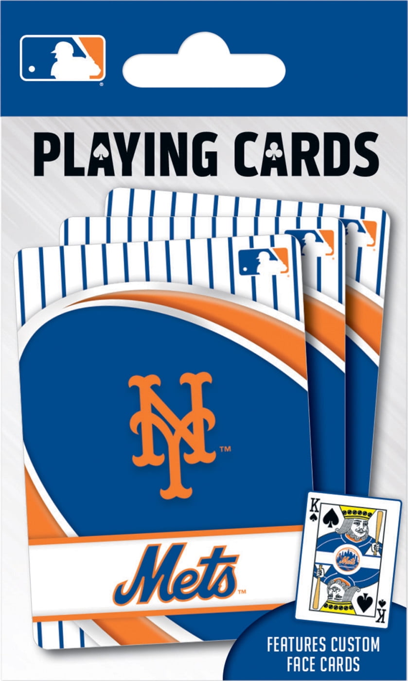 MasterPieces Officially Licensed MLB New York Mets Playing Cards - 54 ...